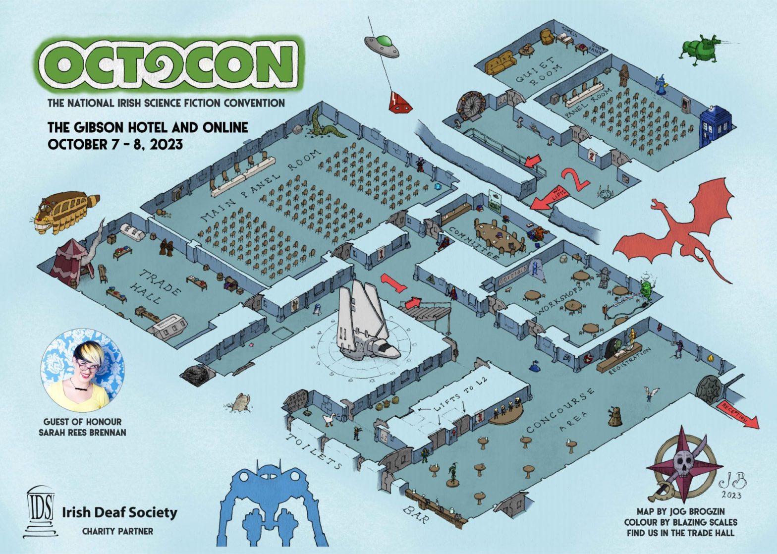 Our Venue Map - Octocon 2023